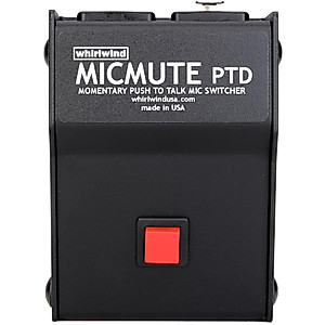 Whirlwind Micmute PTD Desktop Push-to-Talk Microphone Switch