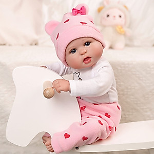 BABESIDE Lifelike Reborn Baby Dolls Bailyn - 20 in Realistic-Newborn Baby Dolls Soft Body Reborn Baby Girl with Gift Box & Toys for Kids 3+