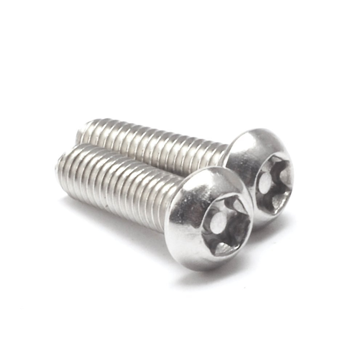 HH FASTENERS M8 x 25mm Pin-in-head Torx Security Screws, 8-Pieces, Stainless Steel 304, Silver, Right Hand Threads, Metric