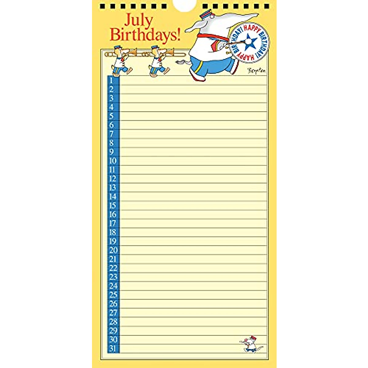 Mom's Birthday Calendar (revised edition)