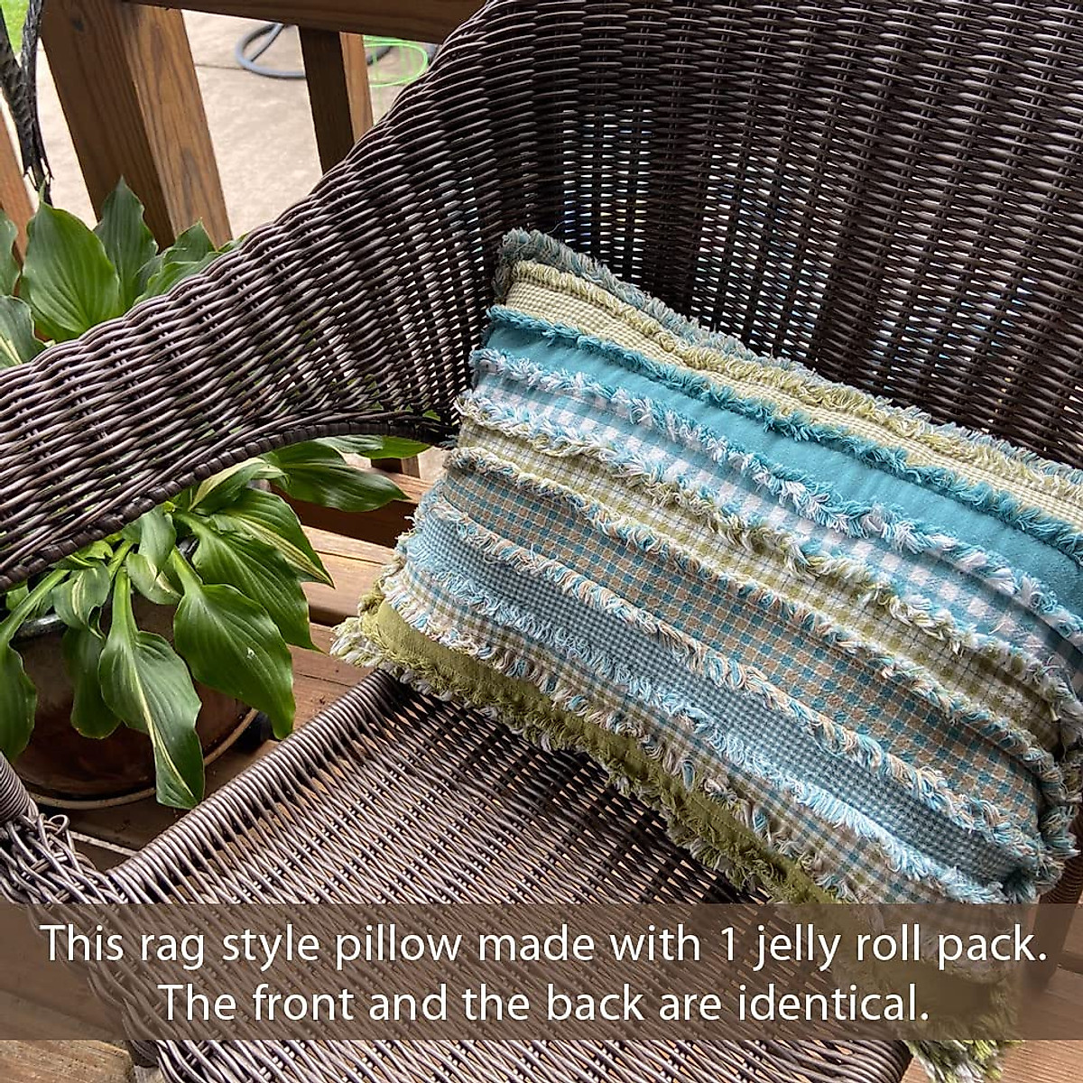 Bluegrass 100% Homespun Cotton Fabric 22 pc 2.5" X 44" Precut Jelly Roll by JCS