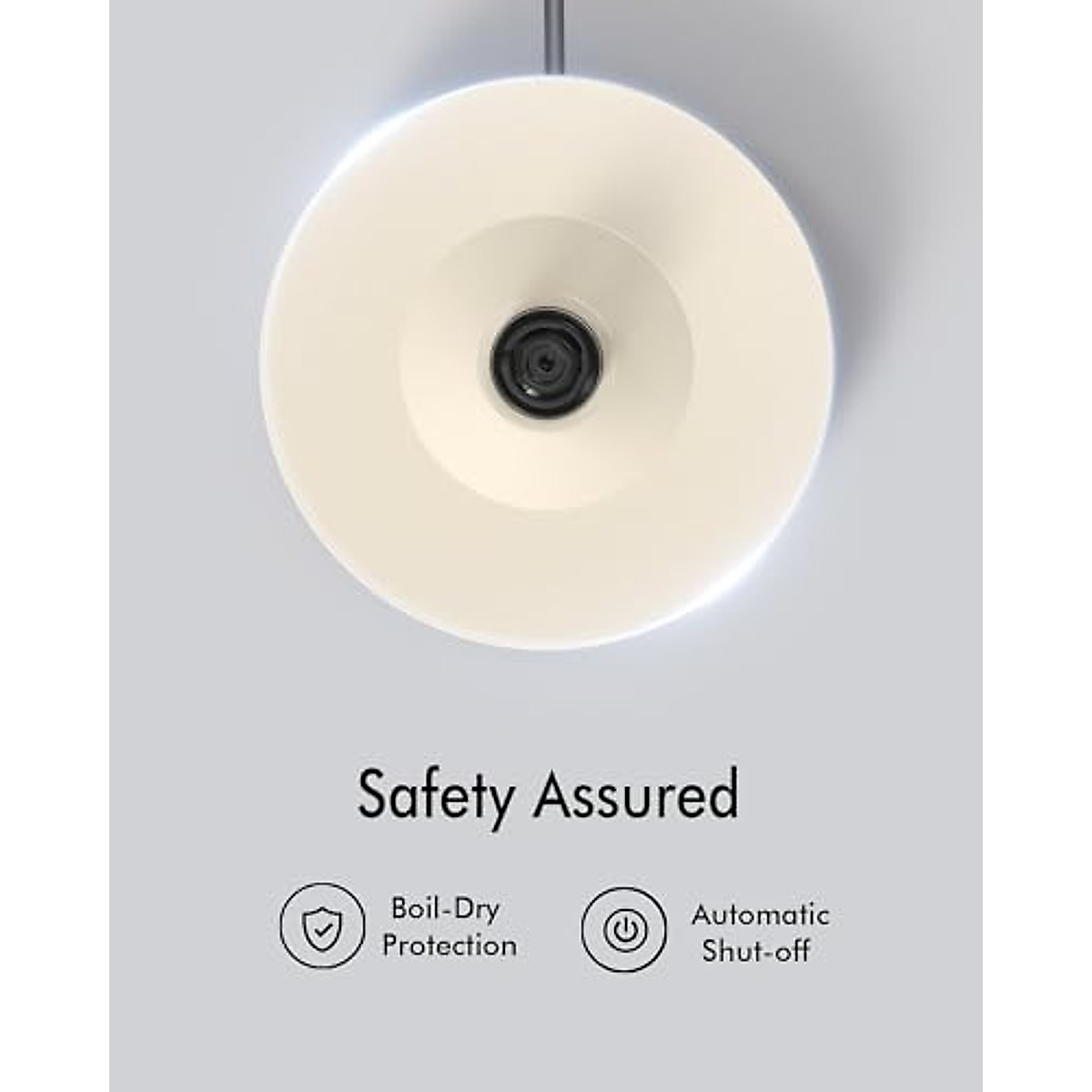 LONGDEEM Electric Kettle Stainless Steel 1.7L - 1500W Quick Boil, Retro Style, Auto Shut-Off, Boil Dry Protection with Filter & Water Gauge - Perfect for Tea, Hot Water, Cream