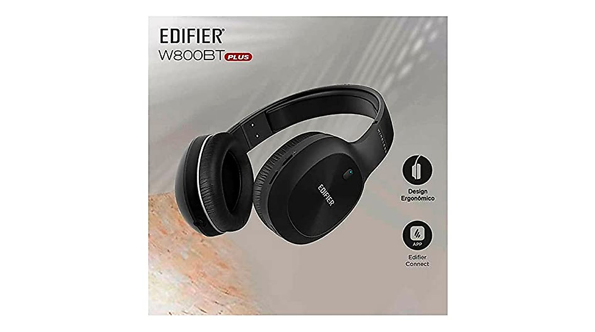 Edifier W800BT Plus Wireless Headphones - 55H Battery & Noise Cancelling