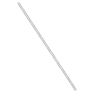 EISCO Borosilicate Glass Tubing, 20"; Outer Diameter 0.28"; Inner Diameter 0.19"