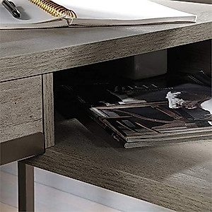 Sauder Manhattan Gate L-Shaped Desk, Mystic Oak finish