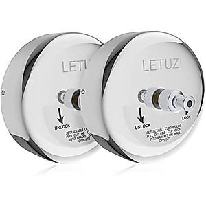 Retractable Clothesline * 2 Pcs, 304 Stainless Steel Clothing Line Dryer with Adjustable Rope String, 9.2 Feets Clothes Line for Hanging Drying Indoor Room Bathroom Laundry Outdoor Travel(Double)