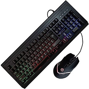 Dell Gaming PC Tower, Intel i5, 16GB RAM, 128GB SSD 500GB HDD, Windows 10, Nvidia GT 730 2GB, New RGB Gaming 4-in-1 Bundle (Renewed)