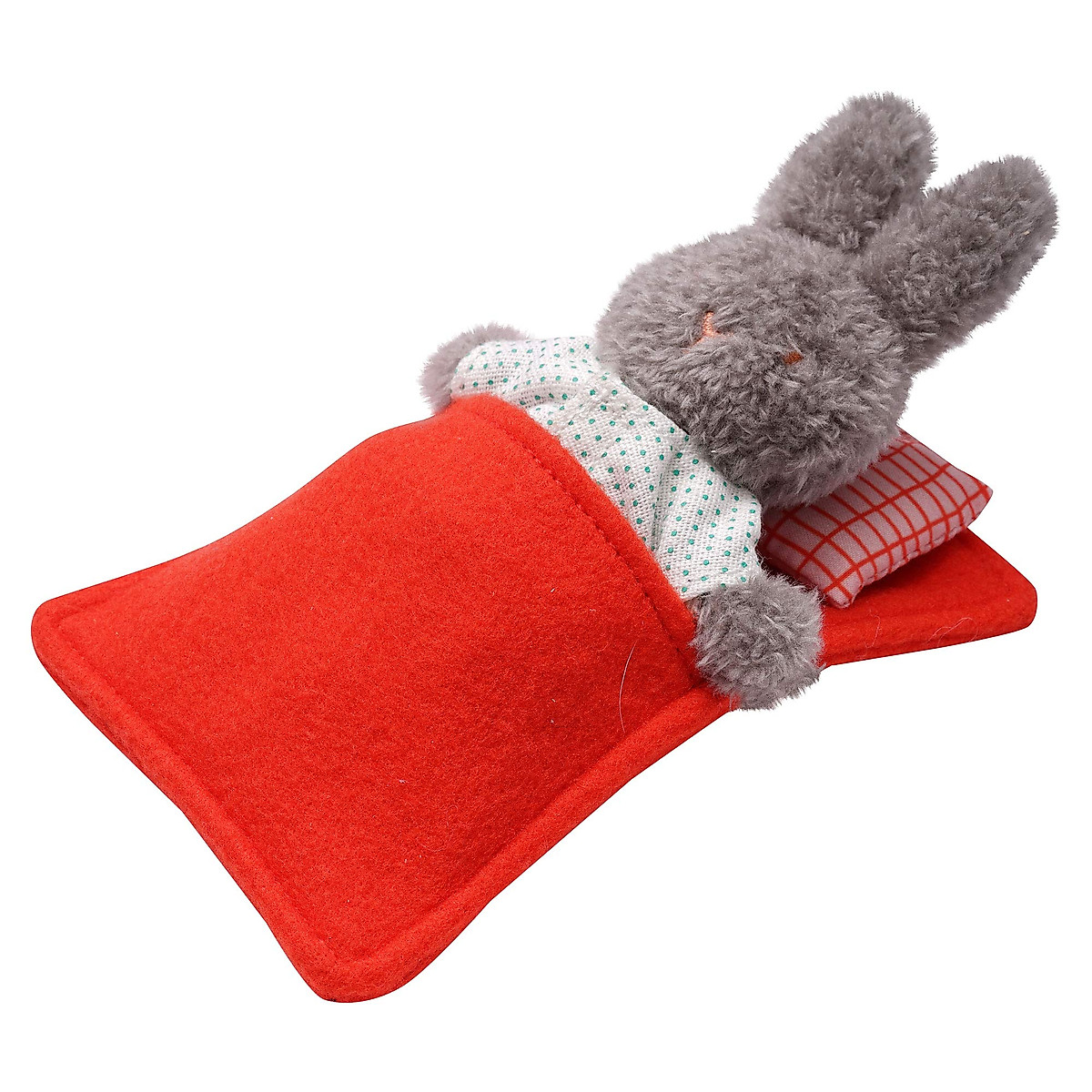 Manhattan Toy Little Nook Berry Bunny Stuffed Animal with Removable Clothing, Sleeping Bag & Keepsake Box
