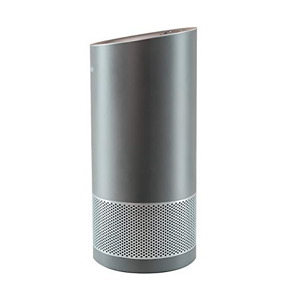 Hunter HP400 Round Tower Air Purifier for Small Rooms Features EcoSilver Pre-Filter, True HEPA Filter, Multiple Fan Speeds, Soft Touch Digital Control Panel, Sleep Mode, Timer, Accent Light