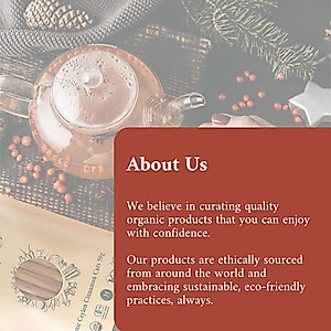 Organic Ceylon Cinnamon Powder | Certified USDA Organic and Kosher| Ceylon Cinnamon Powder Organic from Sri Lanka | Organic Cinnamon Ceylon from Sri Lanka| Premium Quality True Cinnamon Powder | 7 oz (200g) Eco-Friendly Resealable Bag