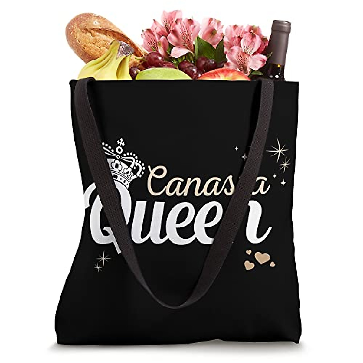 Canasta Queen Funny Hand and Foot Card Games Tote Bag