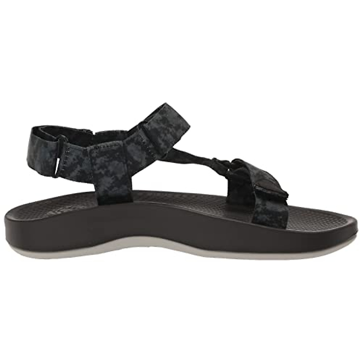 Freewaters Women's Sport Sandal, Black Tie Dye, 5