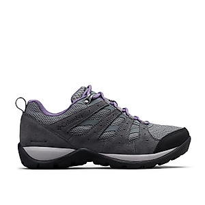 Columbia Women's Redmond V2 Waterproof, Ti Grey Steel/Plum Purple, 10