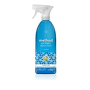 Method Antibacterial Bathroom Cleaner, Spearmint, Removes Mold + Mildew stains, 28 Fl Oz