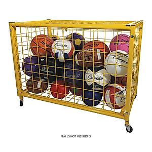 Champion Sports Locking Ball Storage Locker (42 Inch x 24 Inch x 29 3/4 Inch)
