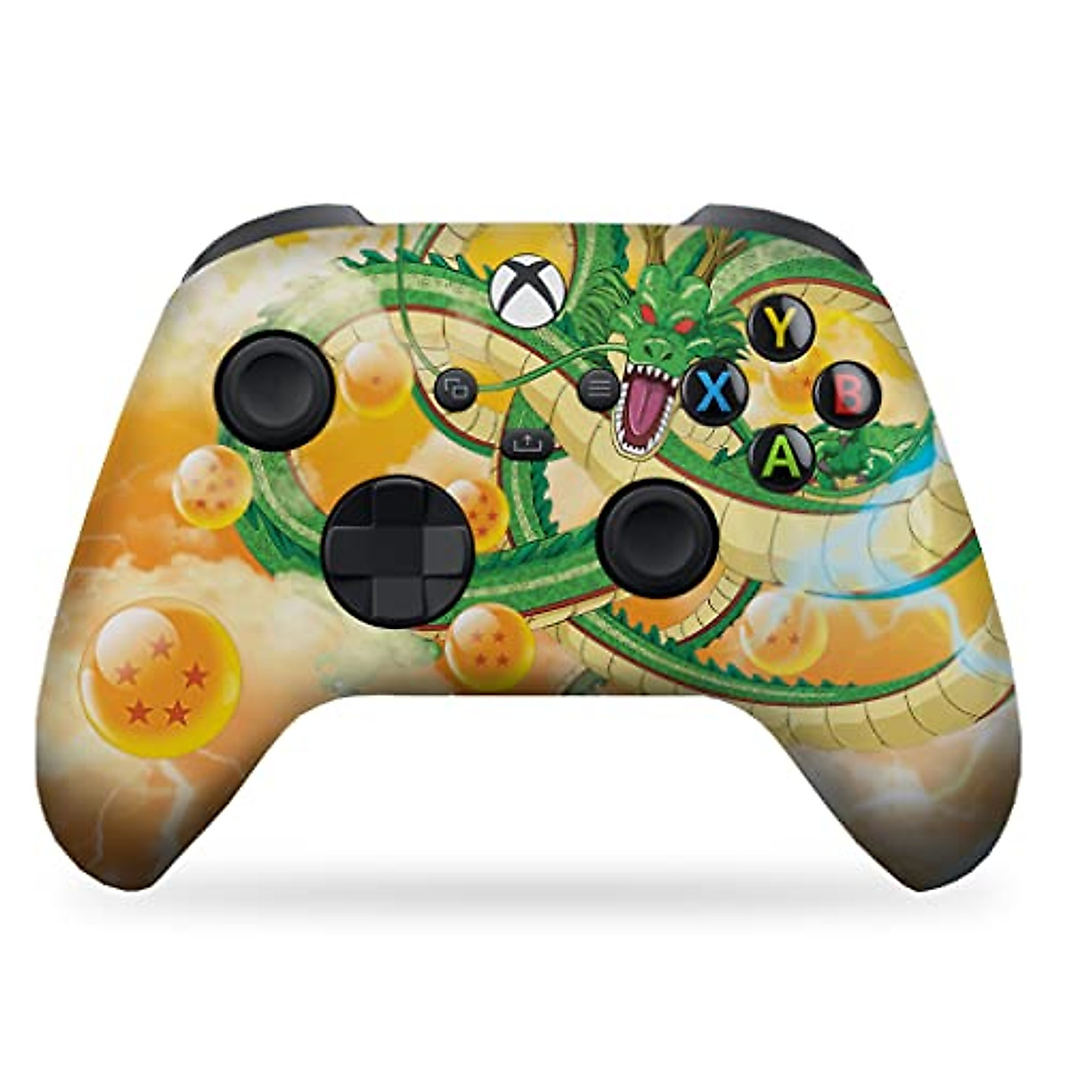 DreamController Shenron Draggonballz Custom X-box Controller Wireless compatible with X-box One/X-box Series X/S Proudly Customized in USA with Permanent HYDRO-DIP Printing (NOT JUST A SKIN)