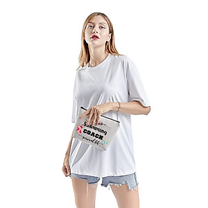 TSOTMO Swimming Gift Swim Zipper Pouch For Swimming Coach Swimming Coach Survival Kit Cosmetic Bag Thank You Gift (Swimming kit)