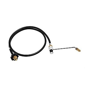 LS'BABQ 5 Ft Propane Adapter Hose 1 lb to 20 lb Converter and Gas Regulator fit for Coleman Propane Gas Stoves 5430 Grills, Gas Stove Regulator Part Connector Fitting Replacement Kit