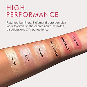 Beauty For Real Blush + Glo, In the Pink + Get Lit - Blush + Highlighter Stick - Cream-to-Powder Mineral Formula - Provides All Day Wear - Organic, Vegan - 0.32 oz