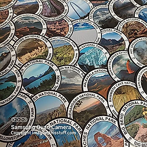 All 63 National Park Stickers - 3 inches Each