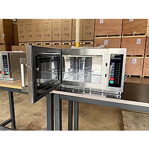 Commercial Microwave Oven NSF Certified Countertop 220V, 1800W Capacity 1.3 cu.ft Heavy Duty 1834G1A