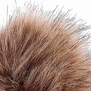 Parent-Child Beanie Hat, Mother and Baby Daughter/Son Winter Knitted Warm Hat, Winter Warm Double Pom Crochet Cap (2pcs-Pink)