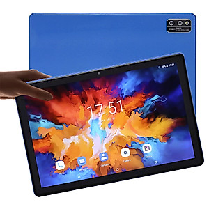 10.1 Inch Tablet, 5G WiFi Octa Core CPU 8GB RAM 128GB ROM Smart Tablet, 8800mAh Gaming Tablet with Dual Camera for Family, Office, School 100‑240V