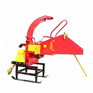 8" PTO Wood Chipper Tree Shredder 3 Point Farm Tractor Implement - with Auto Feed