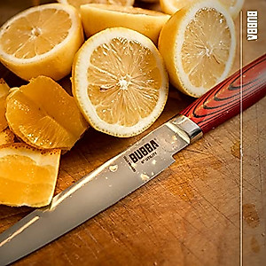 BUBBA Kitchen Series 6" Utility Knife perfect for mincing, and cutting through small vegetables, meats and herbs.