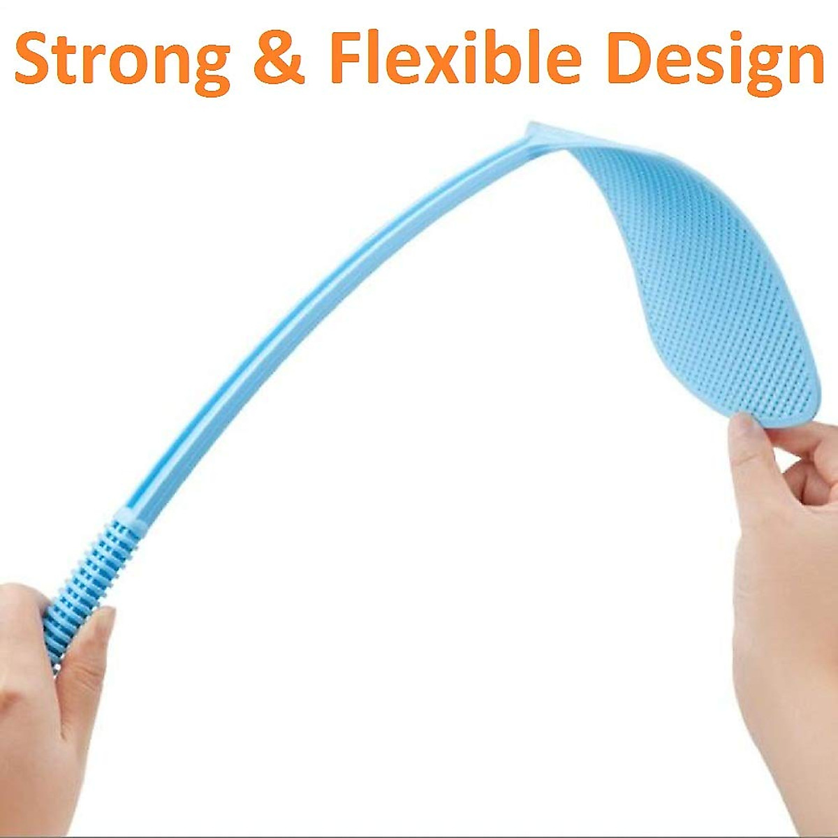 Fly Swatter, 4 Pack Strong Plastic Fly Swat Set with Long Flexible Handle Manual Heavy Duty Fly Swatters Assorted Colors