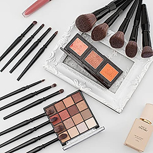 TEXAMO Makeup Brush Set Professional for Kabuki, Foundation Powder, Contour, Blush Highlighter, Eye Shadow, Makeup Brushes with Cosmetics Bag (C-Diamond Brush)