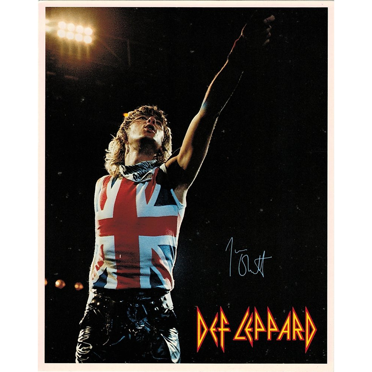 Joe Elliot Def Leppard Portrait Vintage 80s 8" x 10" Photograph