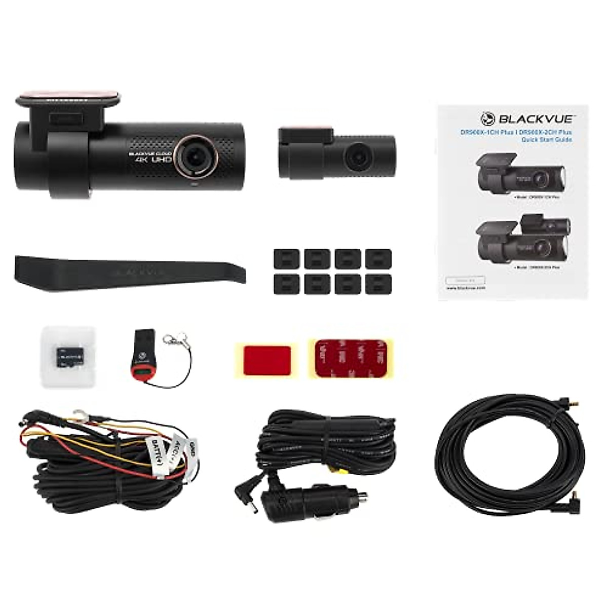 BlackVue DR900X-2CH Plus with 128GB microSD Card | 4K UHD Cloud Dashcam | Built-in Wi-Fi, GPS, Parking Mode Voltage Monitor | LTE and Mobile Hotspot via Optional LTE Module