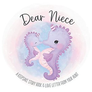Book for Niece: Special Keepsake Gift from Aunt or Auntie for Baby Shower, Newborn Girl or Niece Birthday