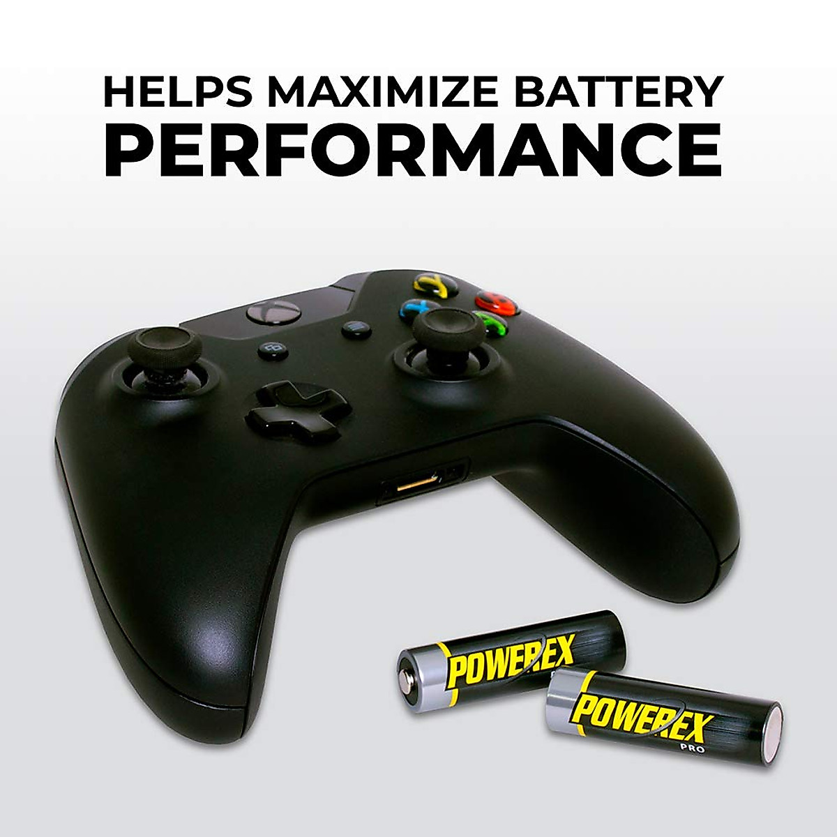 Powerex PRO High Capacity Rechargeable AA NiMH Batteries (1.2V, 2700mAh) - 8-Pack, (MH-8AAPRO-BH)