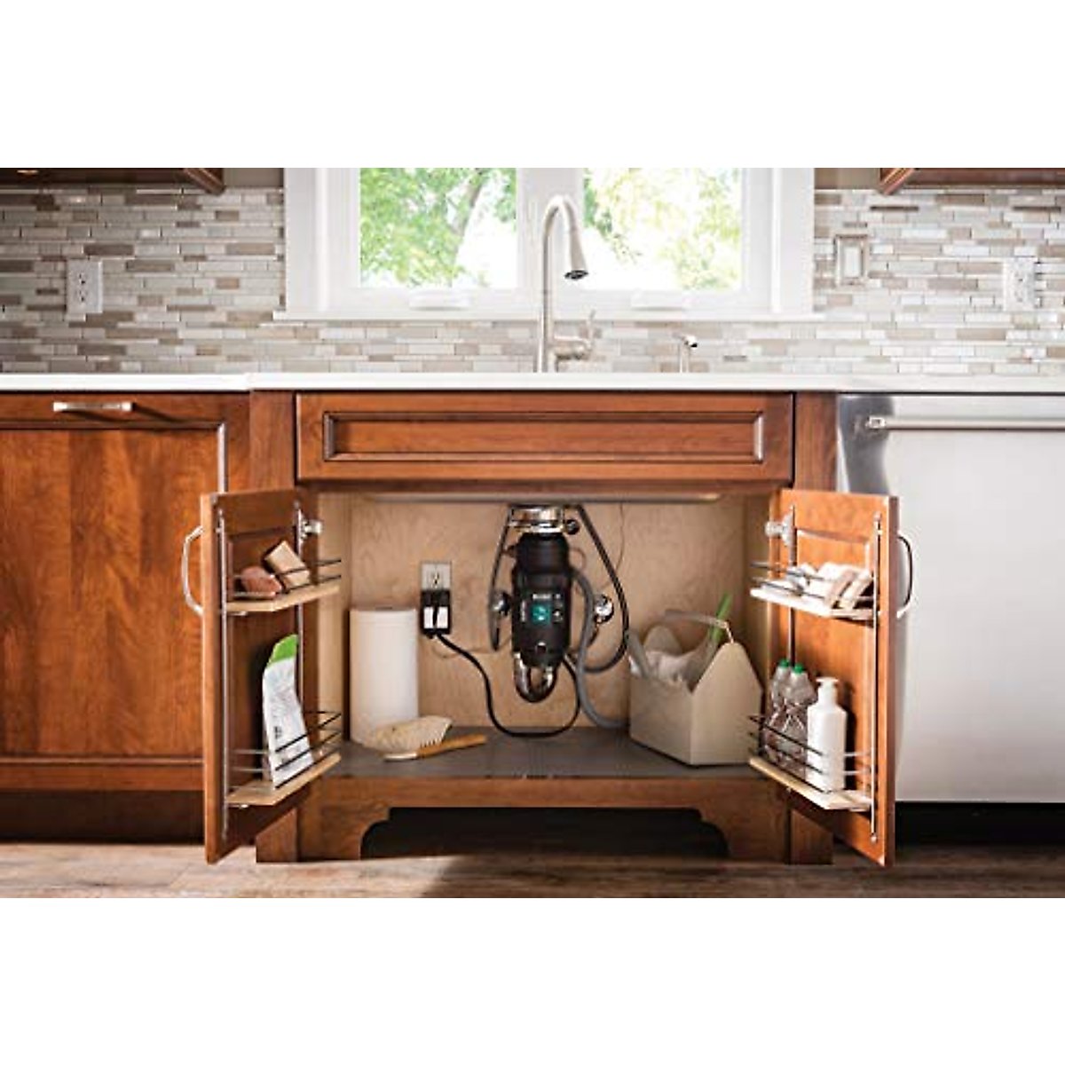 Moen GXP50C Prep Series PRO 1/2 HP Continuous Feed Garbage Disposal, Power Cord Included