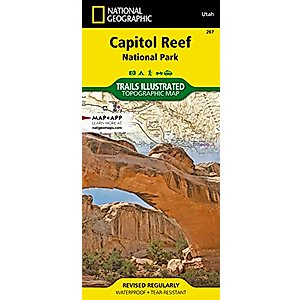 Capitol Reef National Park Map (National Geographic Trails Illustrated Map, 267)