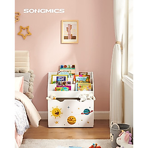 SONGMICS Kids Bookcase and Toy Organizer Bundle (2 Items)