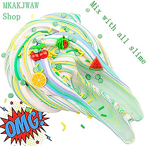 MKAKJWAW 4 Pack Butter Slime Kit, Dual Color Scented Non-Sticky Slime Pack for Kids, Ideal Gifts for Party Favors Goodie Bag Stuffers Fidget Toys…