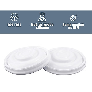 4pcs Silicone Membrane Compatible with S1 Spectra S2, Maymom Breast Pump Backflow Protector BPA Free Not Original Accessories Replacement Parts for Spectra Pump Parts and Spectra S2 Parts