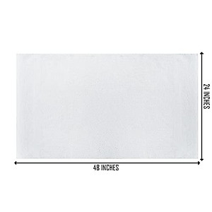 TOALLA (Pack of 12 White Bath Towels Bulk 24x48 Inches - Economy Cheap Bath Towels for Commercial Uses, Gym, Salon, Spa & Hair -Lightweight Bath Towels Quick Drying -Bath Towels Sets Bulk