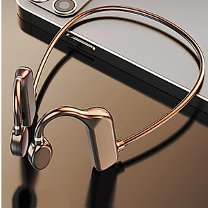 Wireless Open-Ear Bone Conduction Headphones for Kids, Sports, Outdoor Activities, Children, Built-in Microphone, Sweat Splash Proof Ear-Care Headsets Hearing Protection for School Tablet