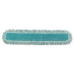 Rubbermaid Commercial HYGEN RCP Q438 RCPQ438 HYGEN Dry Dusting Mop Heads with Fringe, 36", Microfiber (Pack of 6)