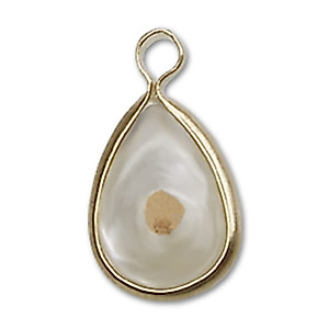 Bonyak Jewelry 14k Yellow Gold-Filled Mustard Seed Pendant, Size 5/8 x 3/8 inches - Catholic Inspirations