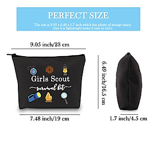 GJTIM Girls Scout Gift Scout Leader Gift Girls Scout Survival Kit Funny Zipper Pouch Accessories