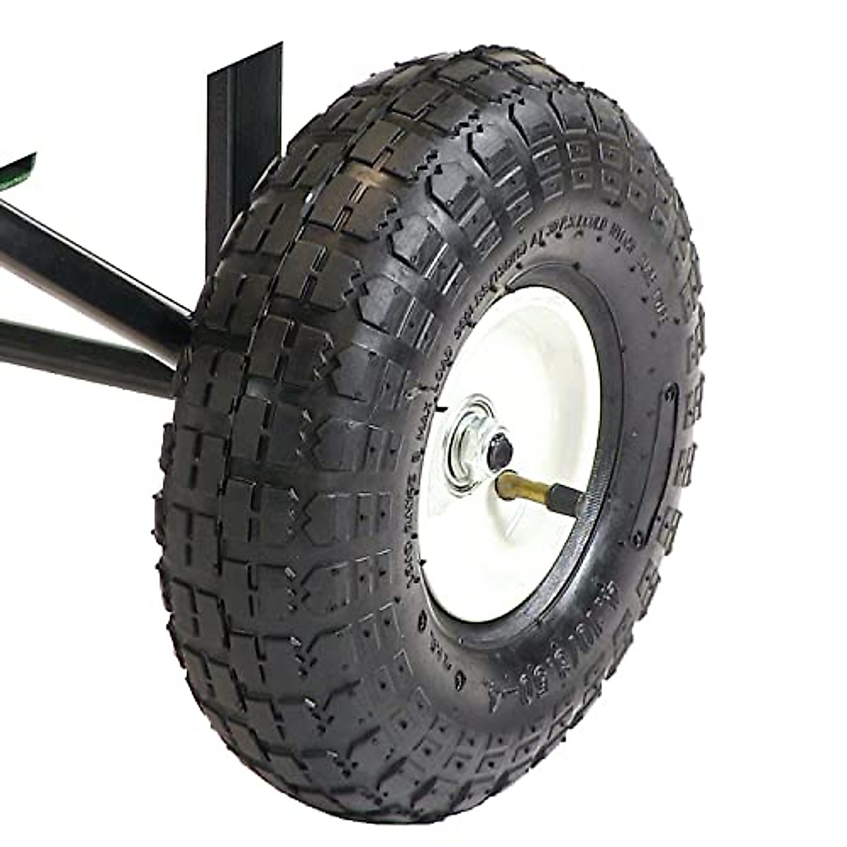 Sunnydaze Utility Cart with Removable Folding Sides, 400 Pound Weight Capacity