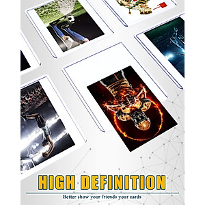 Top Loader Card Sleeves 480 ct, 35 PT Premium 240 Top Loader and 240 Clear Soft Sleeves for Cards Thick Hard Plastic Card Sleeves, 3" x 4" Trading Cards Protector for Sports Cards, Trading Cards