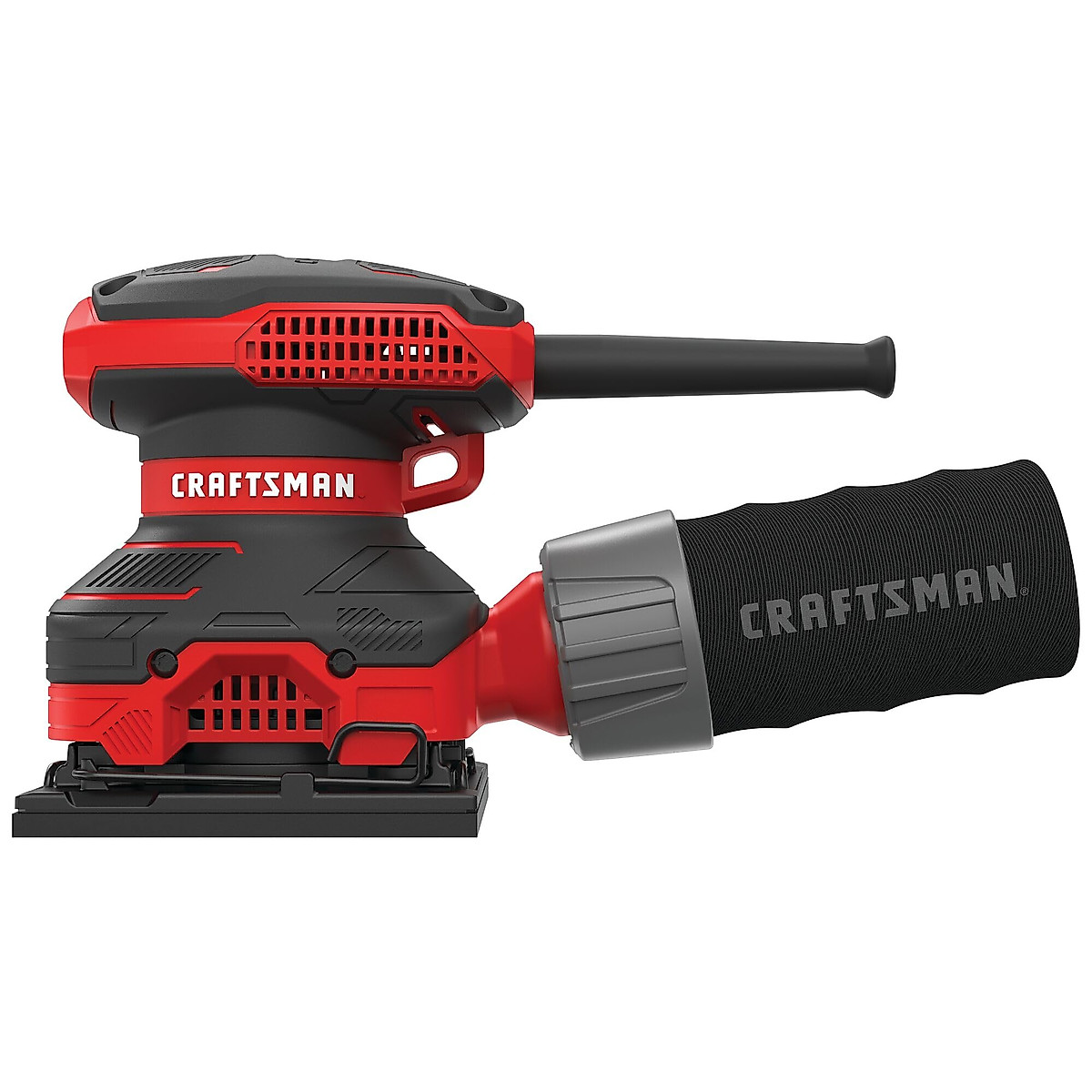 CRAFTSMAN Electric Sander, 1/4 inch Sheet, 13,500 OPM, 2 Amp, Corded (CMEW230)