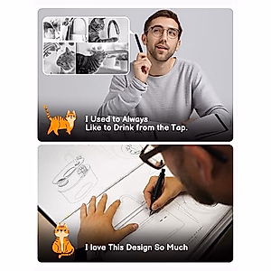 SOOFPET Cat Water Fountain Stainless Steel, 3,2L/108oz Pet Water Fountain, Automatic Cat Fountain with Quiet Pump, Dishwasher Safe Design, Suitable for Multiple Pets