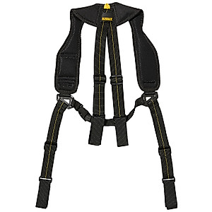 DEWALT DG5132 Durable Tool Apron, Padded Shoulders Black